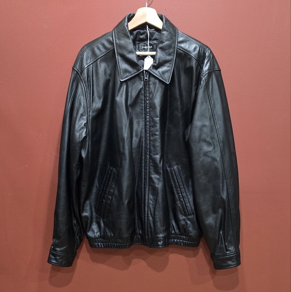 Colebrook | Jackets & Coats | Leather Bomber Jacket By Colebrook | Poshmark